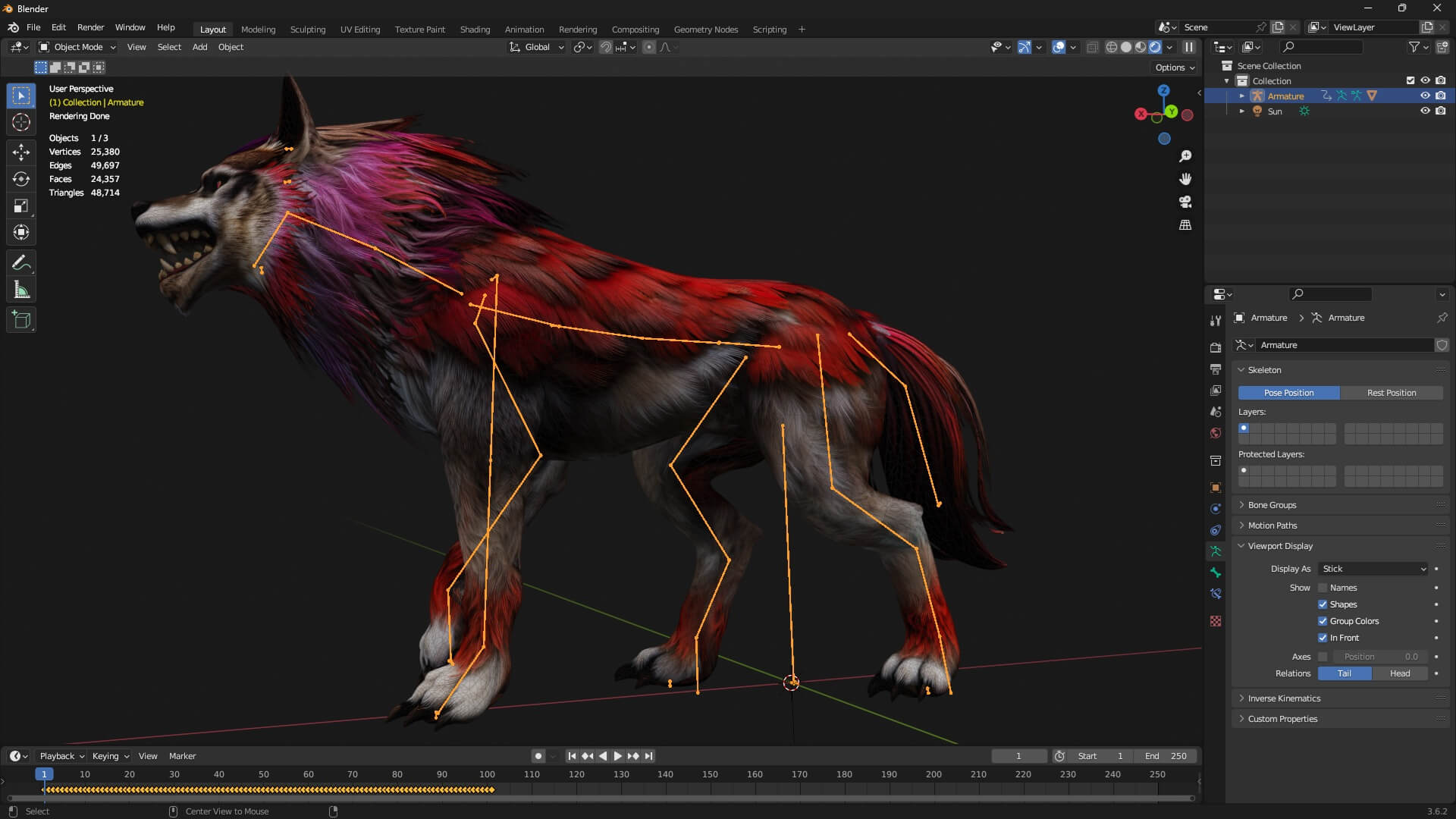 Wolf-B3-Animated 3D Animation by Animated3d