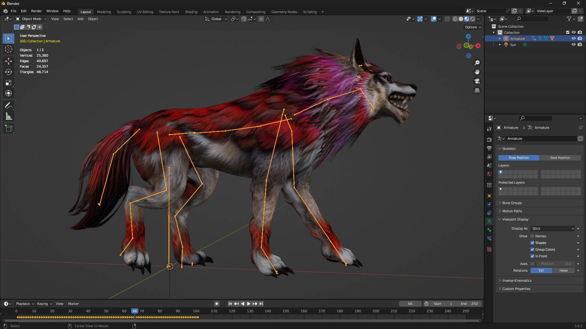 Wolf-B3-Animated 3D Animation by Animated3d