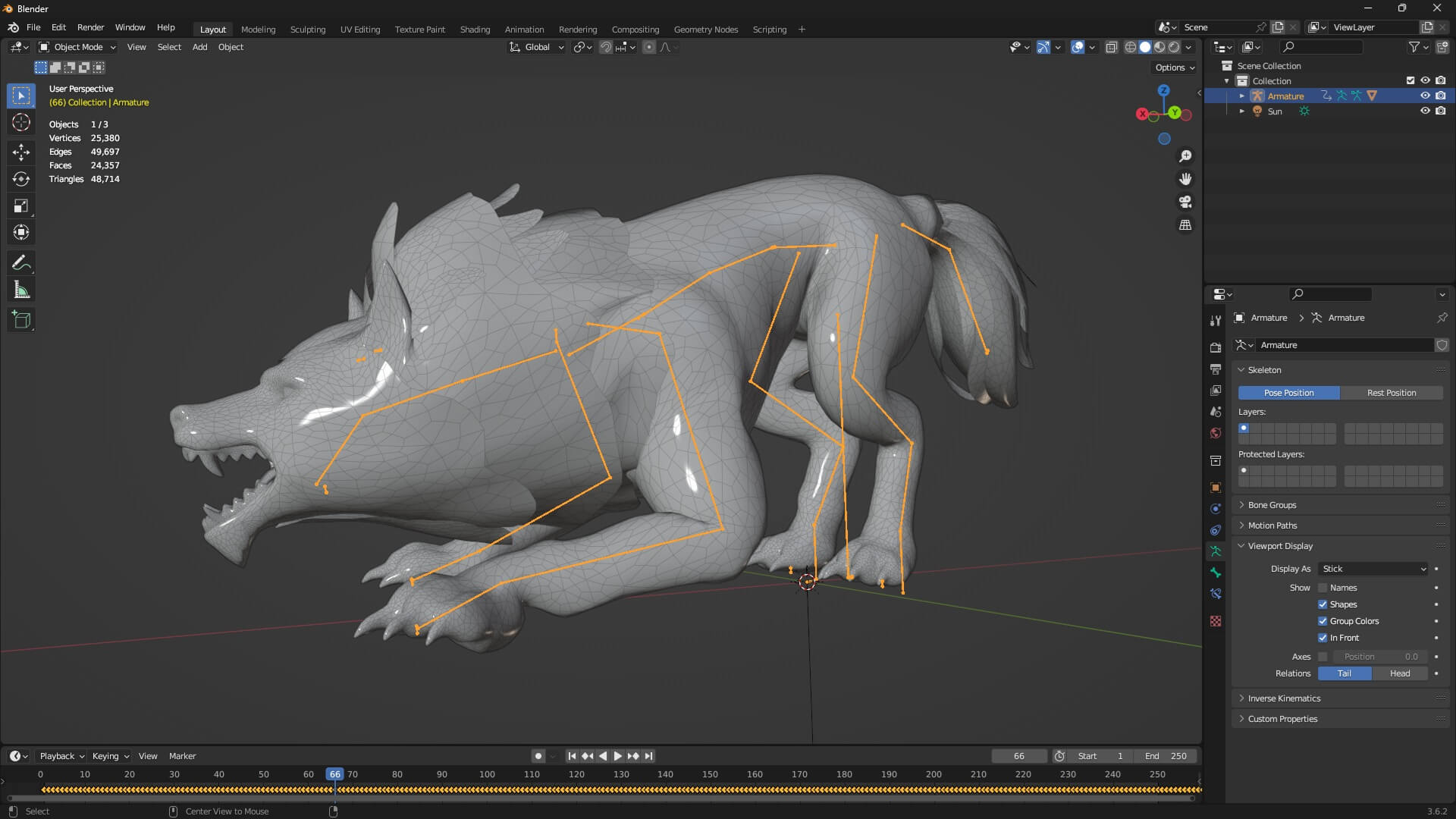 Wolf-B3-Animated 3D Animation by Animated3d