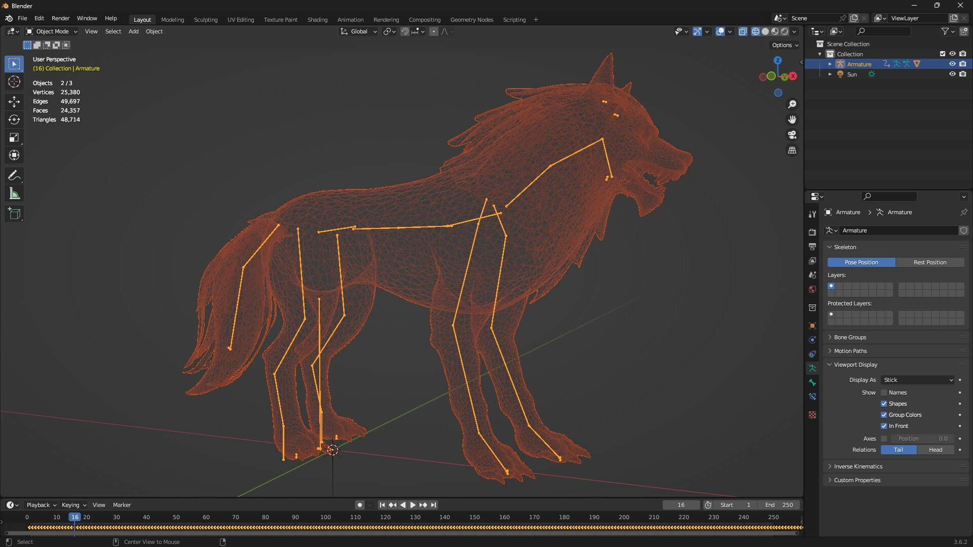 Wolf-B3-Animated 3D Animation by Animated3d
