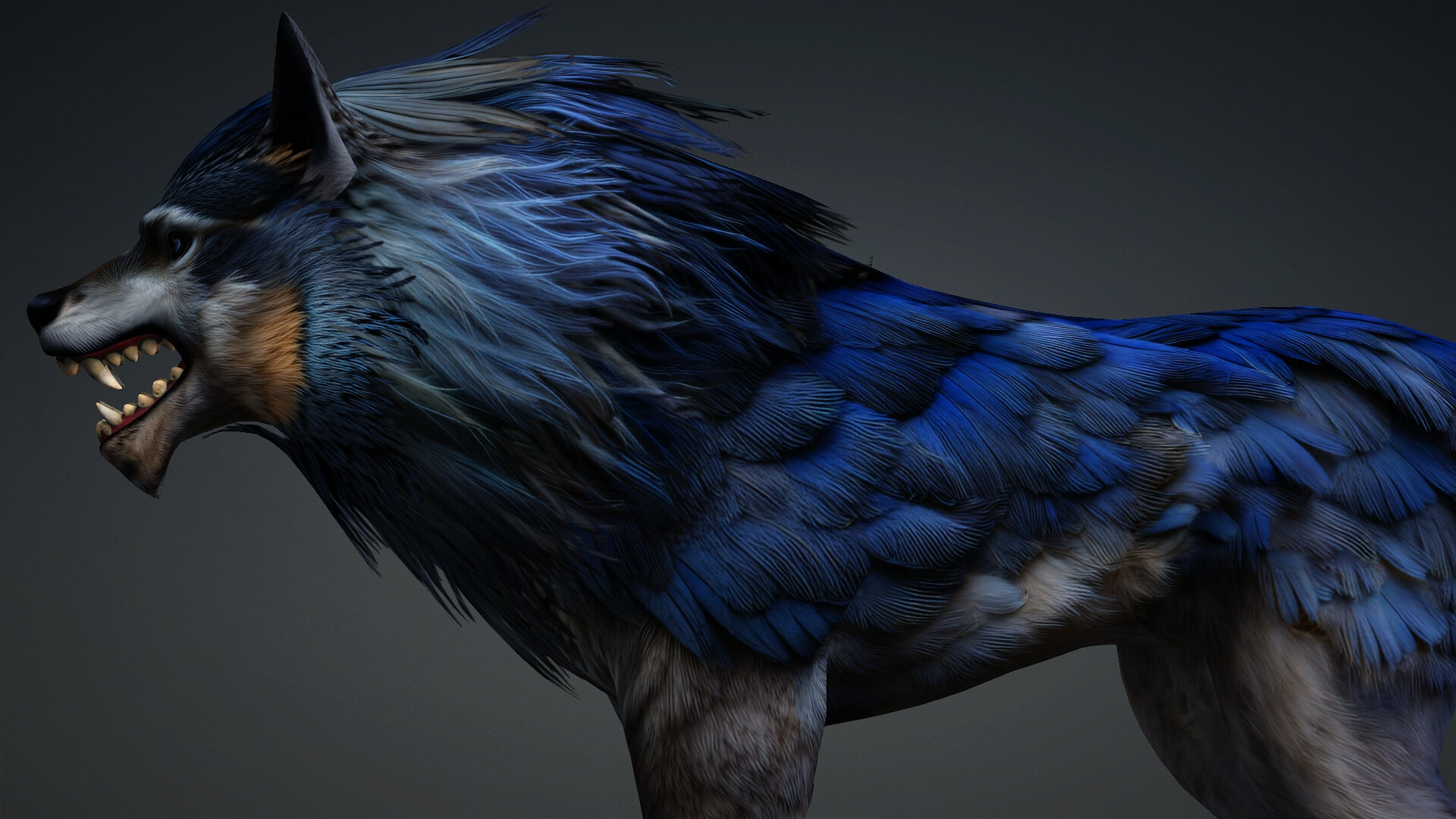 Wolf-B4-Animated 3D Animation by Animated3d