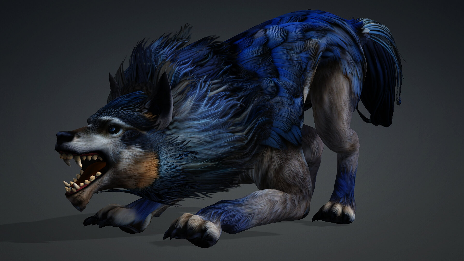 Wolf-B4-Animated 3D Animation by Animated3d