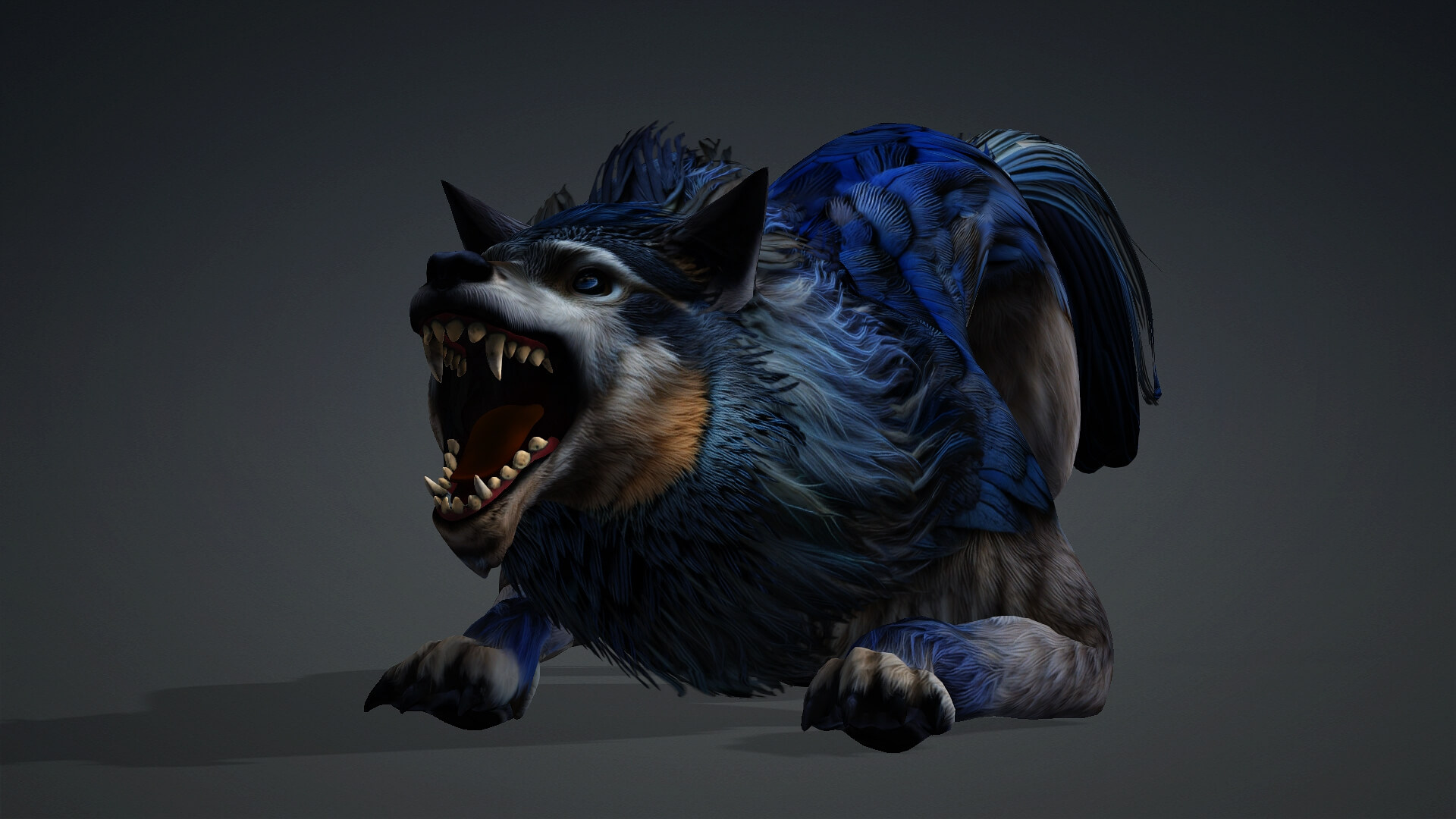 Wolf-B4-Animated 3D Animation by Animated3d