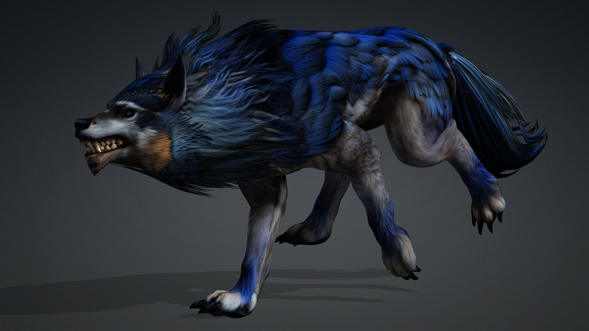 Wolf-B4-Animated 3D Animation by Animated3d