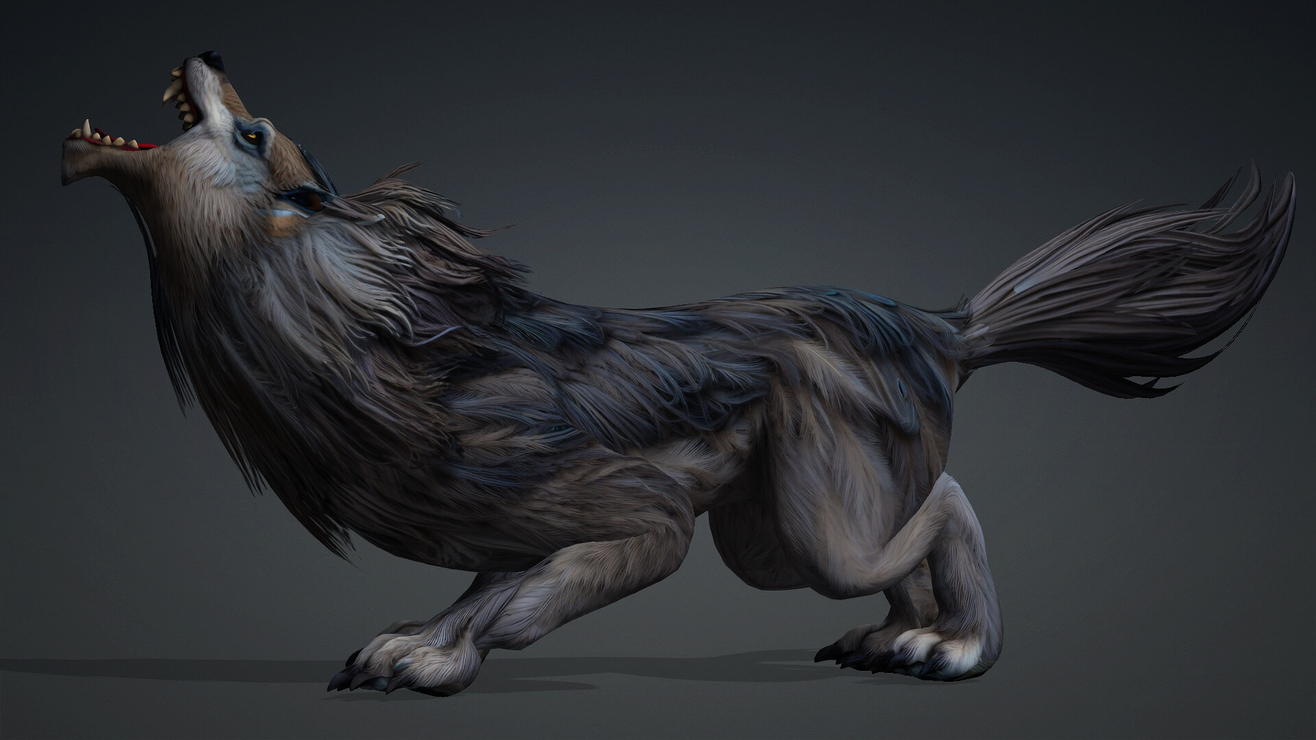 Wolf-B5-Animated 3D Animation by Animated3d
