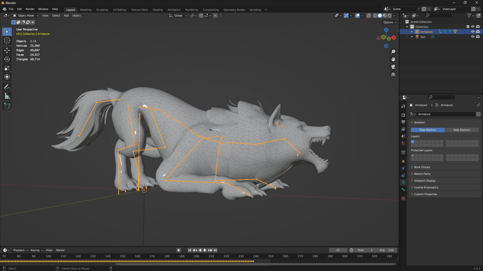 Wolf-B5-Animated 3D Animation by Animated3d