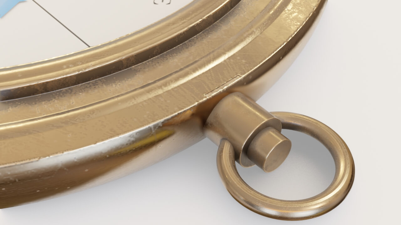 Compass PBR 3D Model by animatedheaven