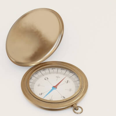 Compass PBR 3D Model by animatedheaven