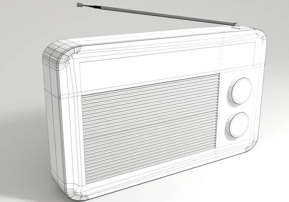 Radio PBR Model by animatedheaven
