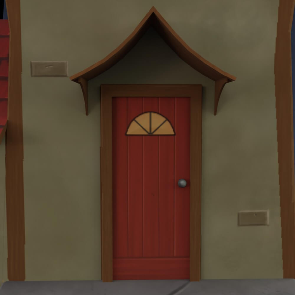 Stylized House Low Polygon - 3D Model by animatedheaven