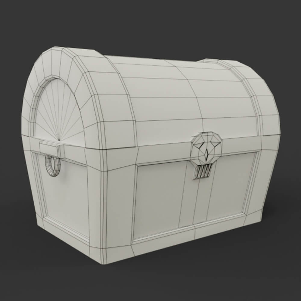 Stylized Treasure Chest - Free 3D Model by animatedheaven