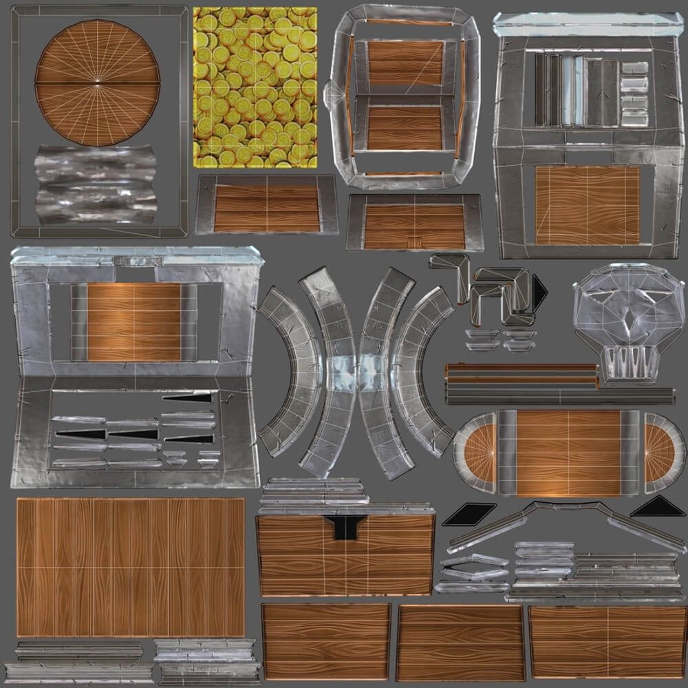 Stylized Treasure Chest - Free 3D Model by animatedheaven