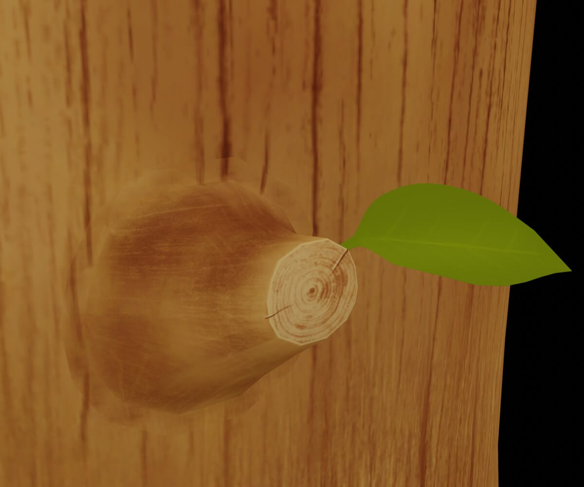 Stylized Tree Trunk - Free 3D Model by animatedheaven