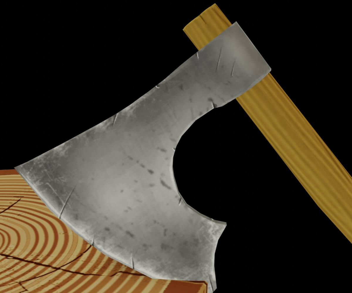 Stylized Tree Trunk - Free 3D Model by animatedheaven