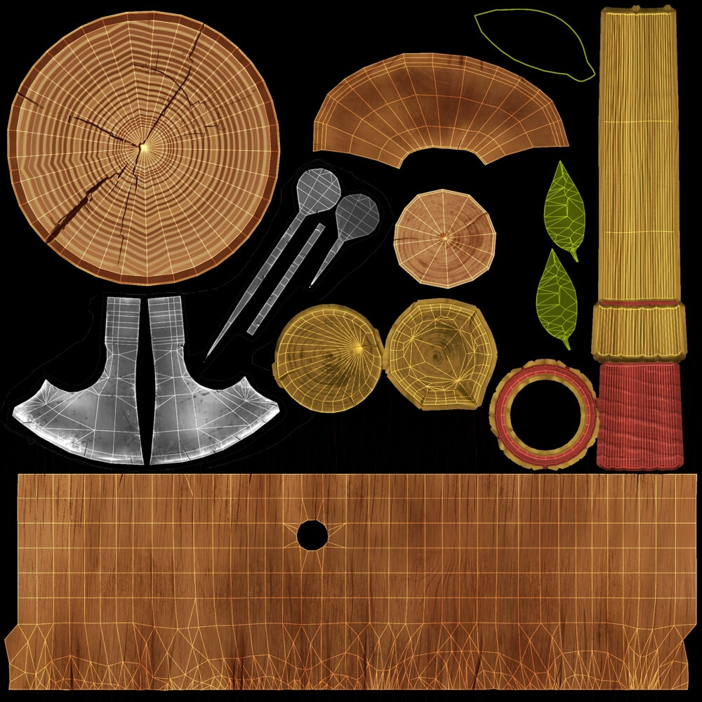 Stylized Tree Trunk - Free 3D Model by animatedheaven