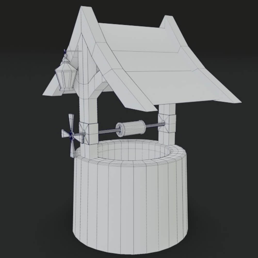 Stylized Well - Free 3D Model by animatedheaven