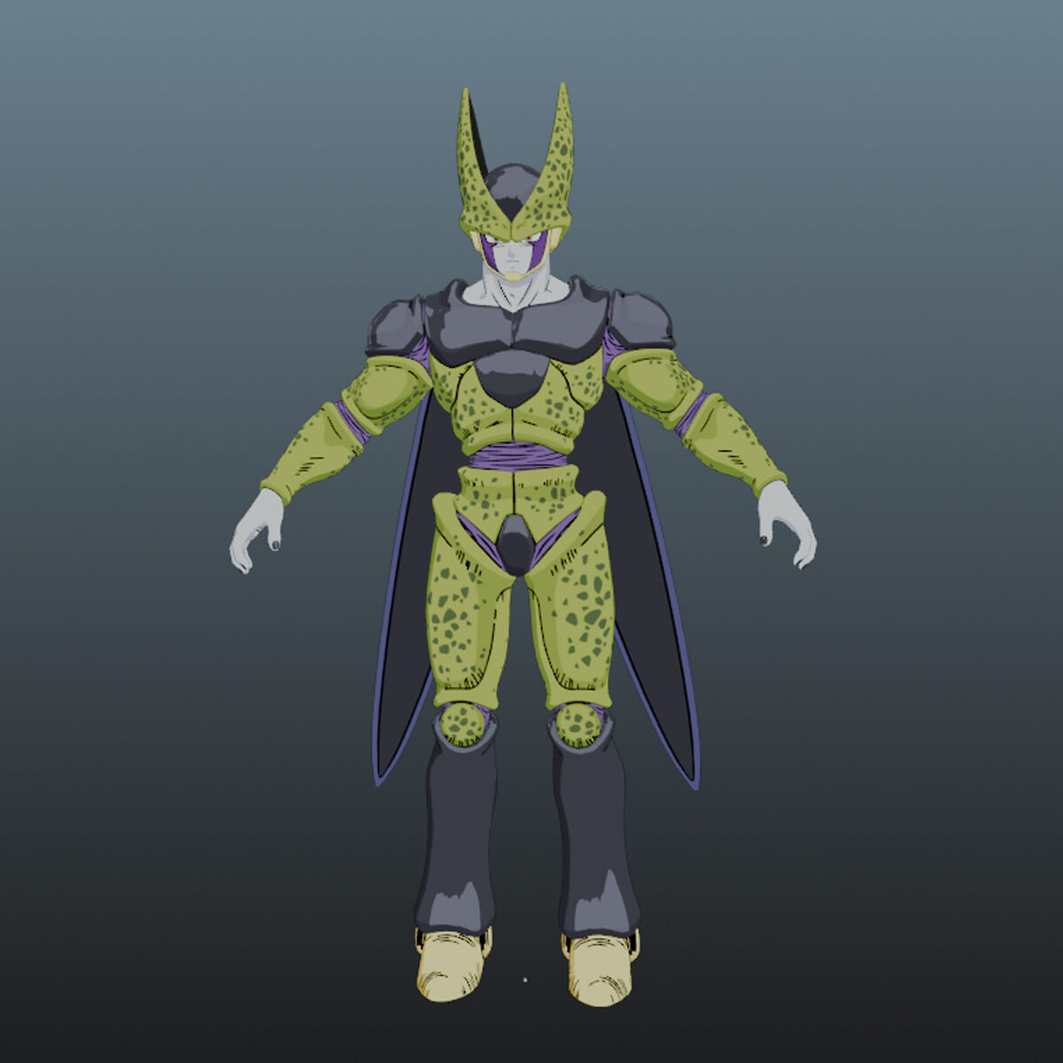 Perfect Cell Dragon Ball for Blender Only - 3D Model by Animator45