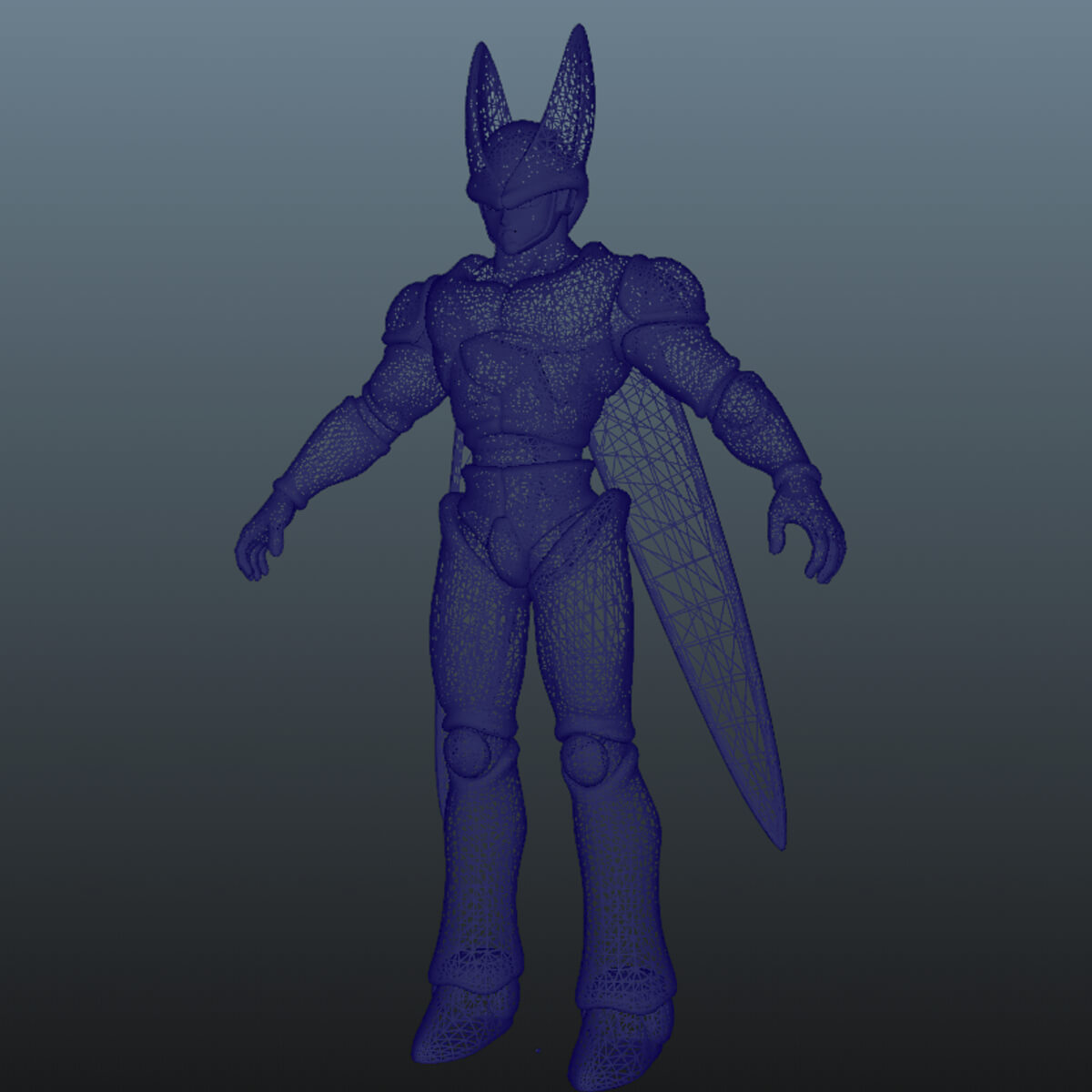 Perfect Cell Dragon Ball for Blender Only - 3D Model by Animator45