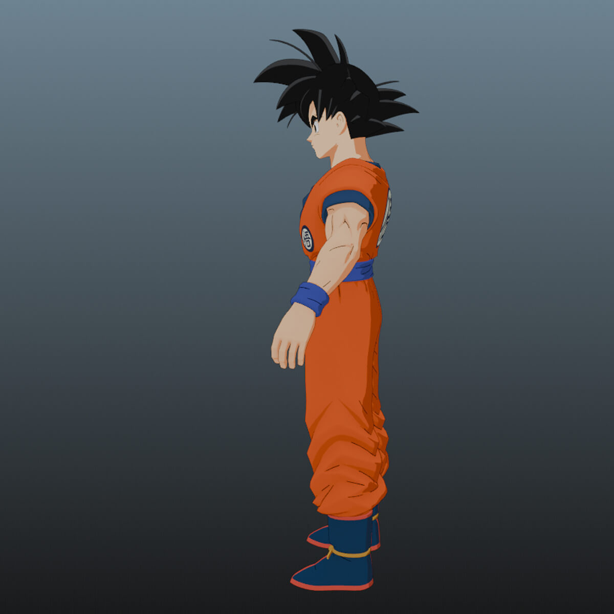 Goku Dragon Ball for Blender Only - 3D Model by Animator45