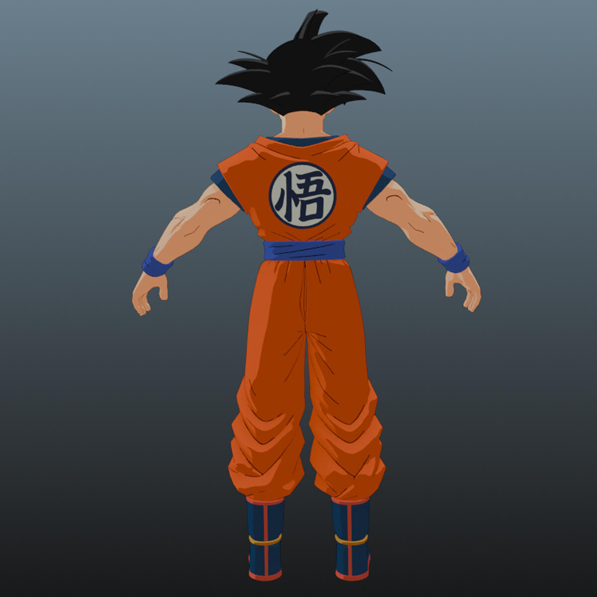 Goku Dragon Ball for Blender Only - 3D Model by Animator45