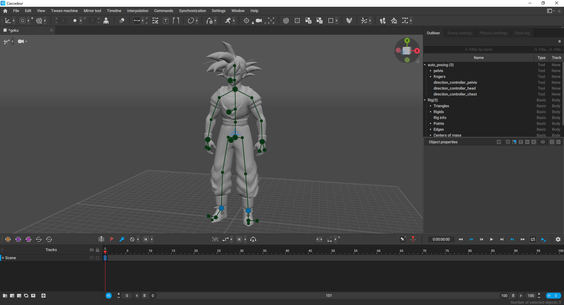 Goku Dragon Ball for Blender Only - 3D Model by Animator45