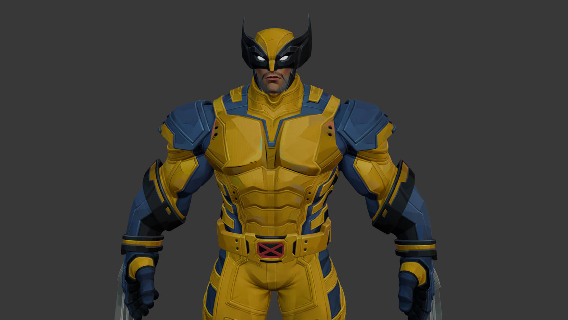 Wolverine - Blender Only 3D Model by Animator45