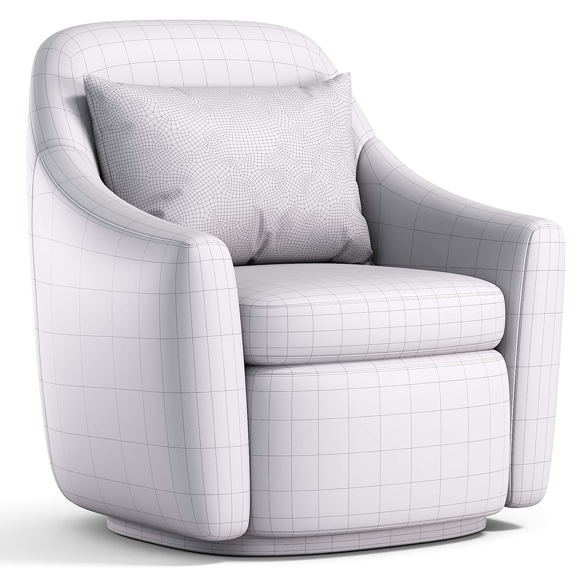 Dallas Swivel Chair - 3D Model by AnimixStudio