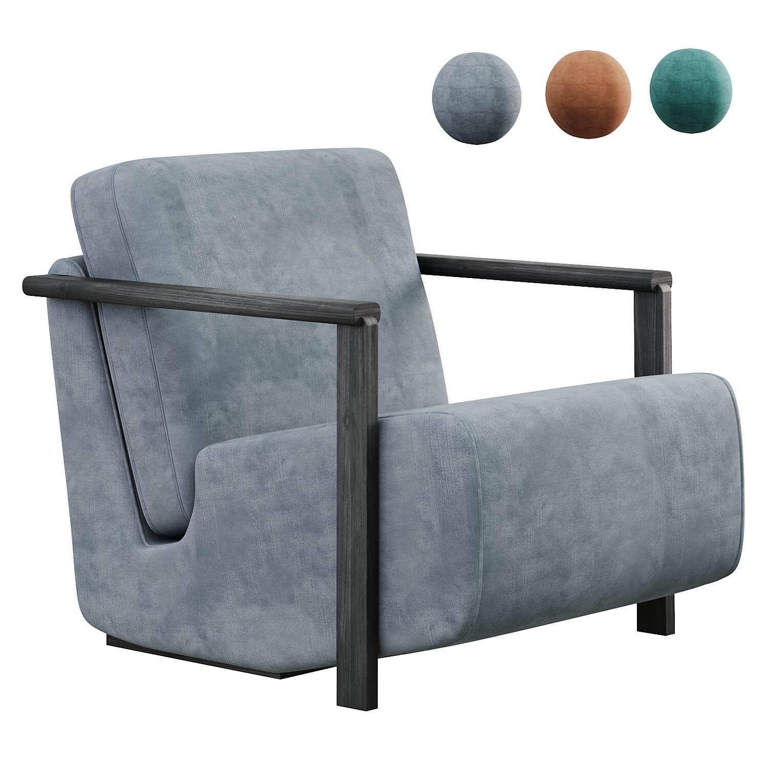 Franck Armchair Haymann - 3D Model by AnimixStudio