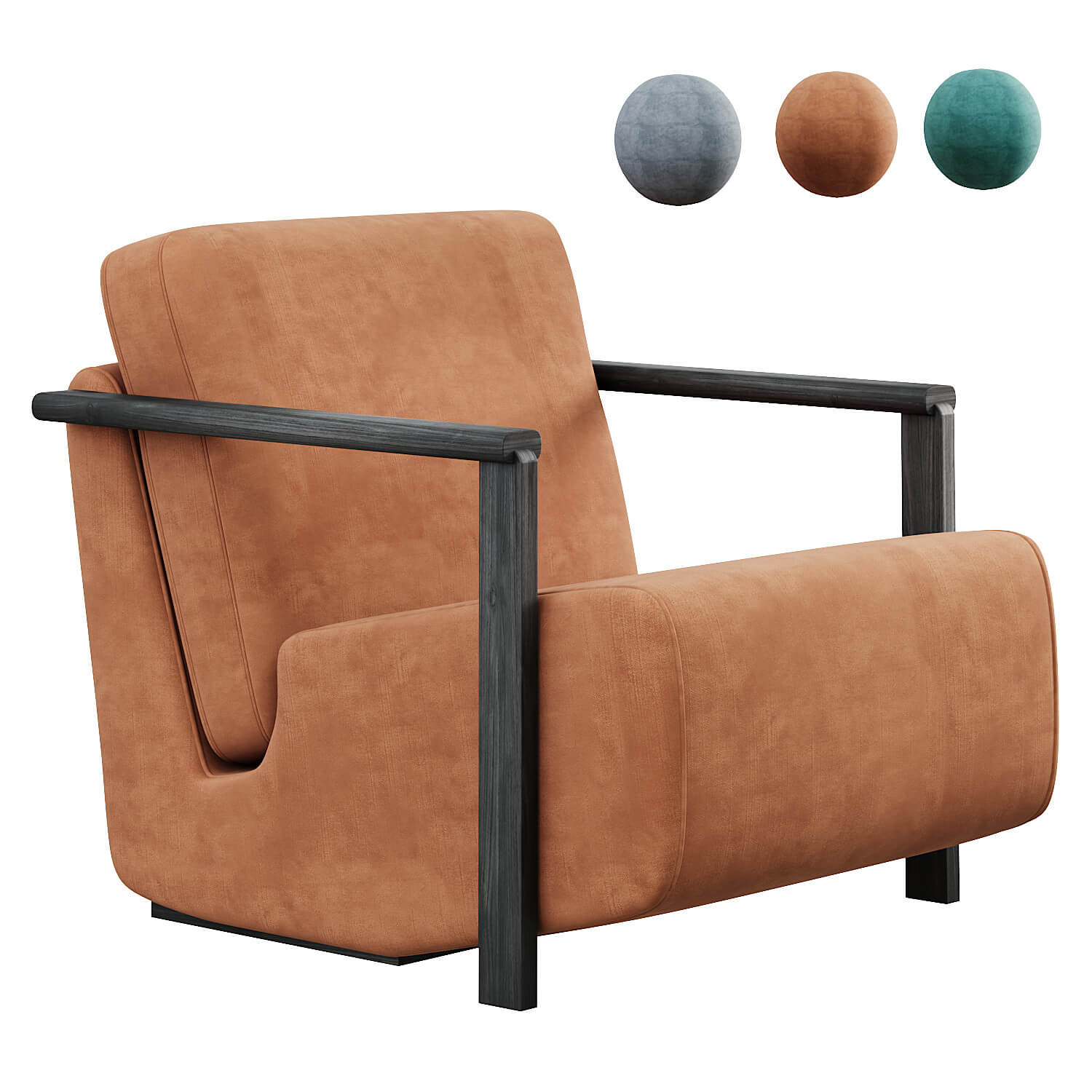 Franck Armchair Haymann - 3D Model by AnimixStudio