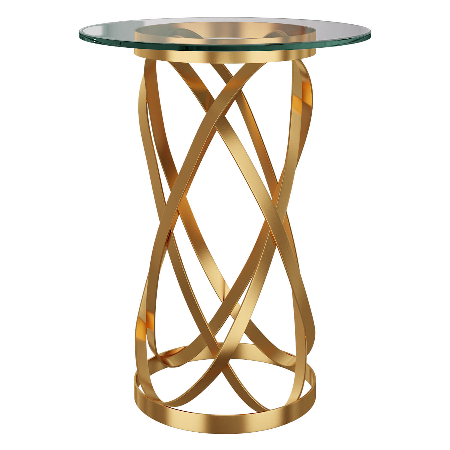 Gold Metal Table - 3D Model by AnimixStudio