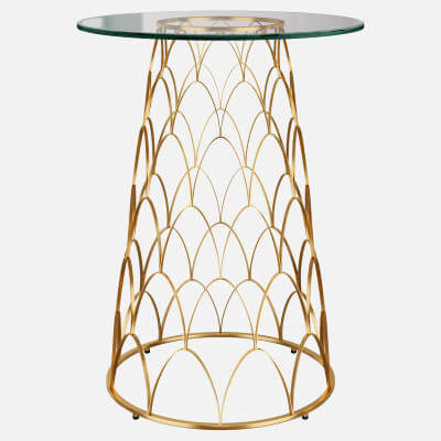 Gold Metal Table - 3D Model by AnimixStudio