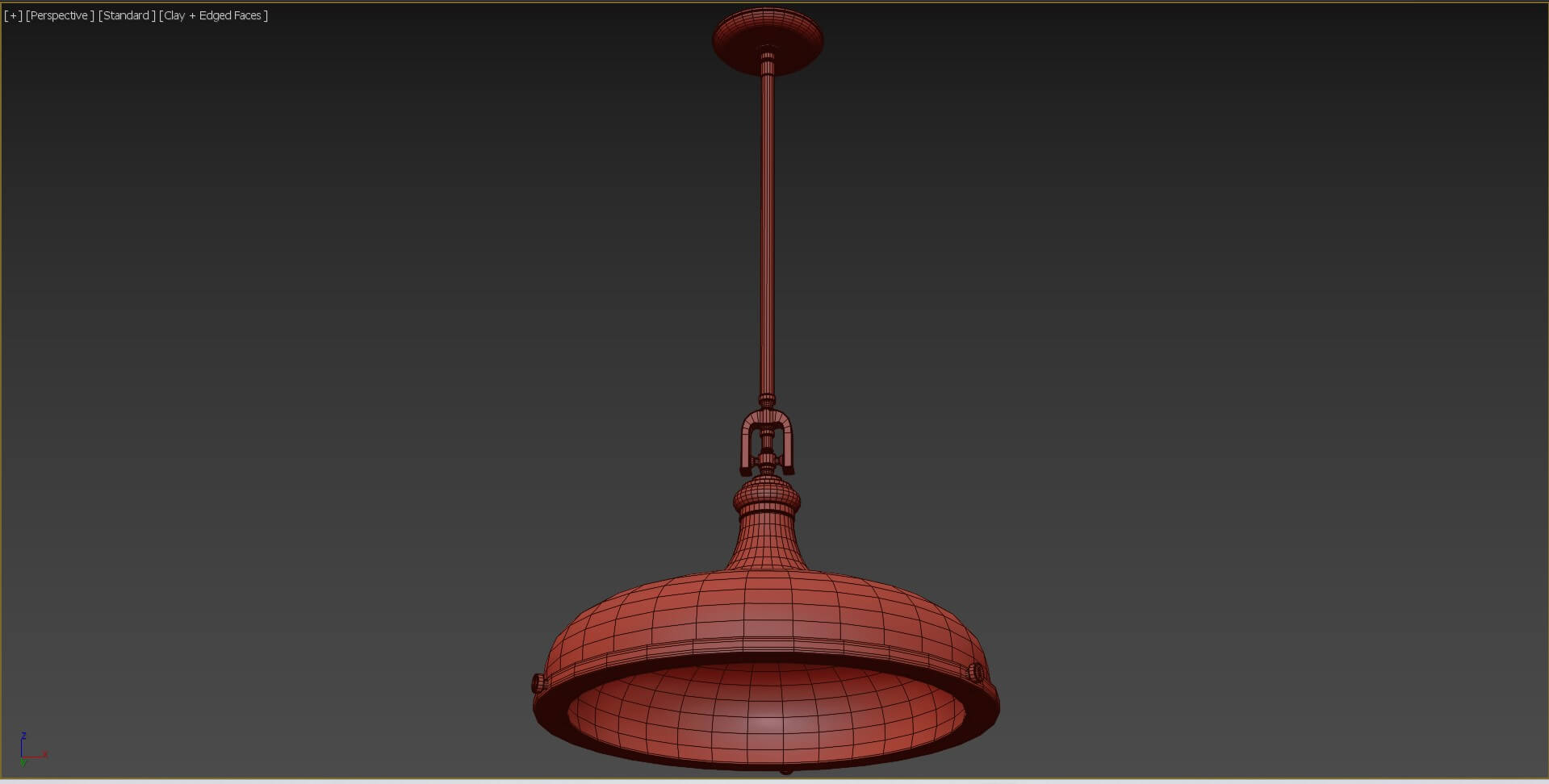 Rutherford Pendant Light - 3D Model by AnimixStudio