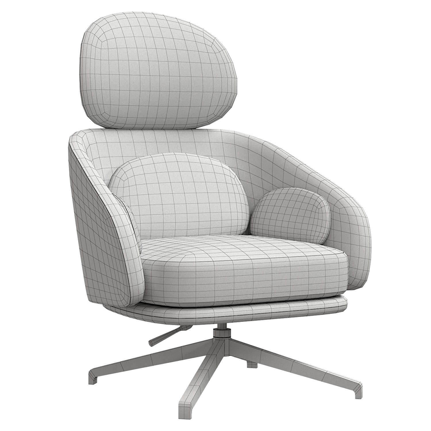 Saba Italia Armchair - 3D Model by AnimixStudio