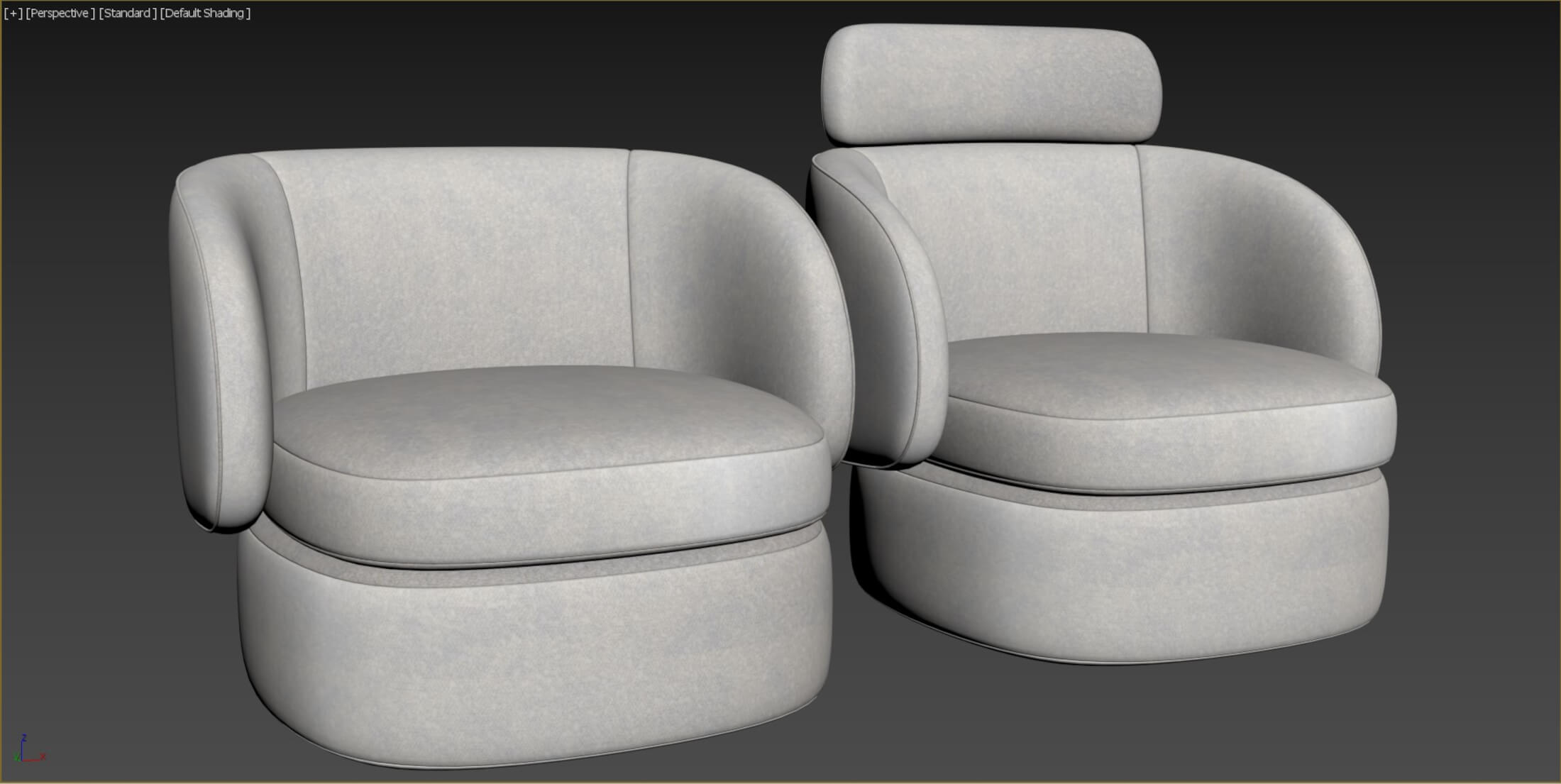 Sobi Armchair by Alf Dafre - 3D Model by AnimixStudio