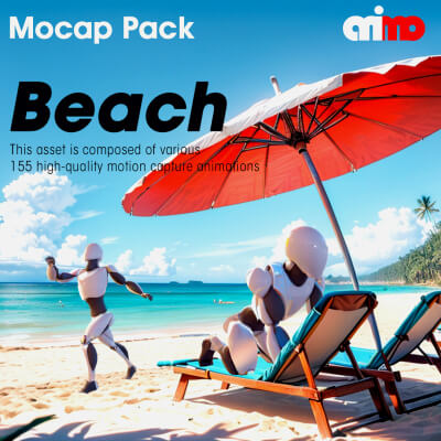 Animo Mocap Beach - 3D Animation by animo