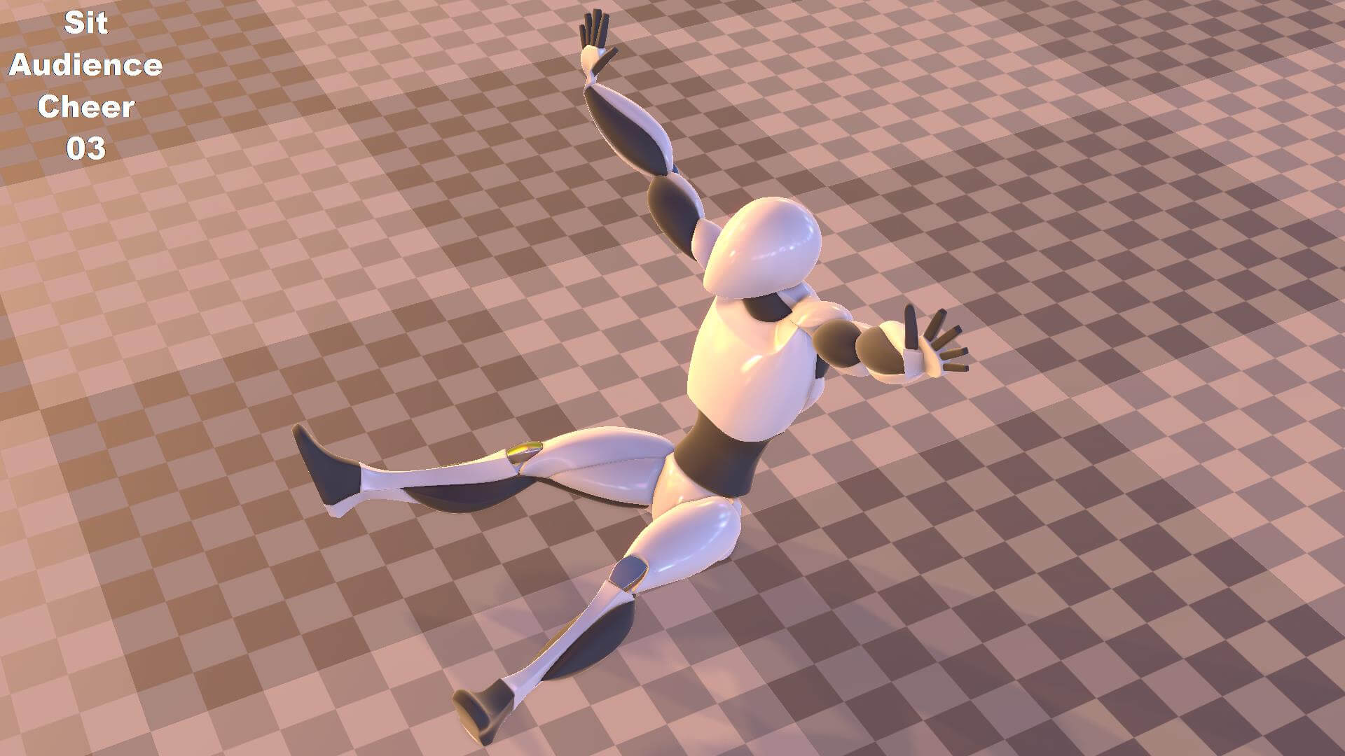 Animo Mocap Audience Cheer - 3D Animation by animo