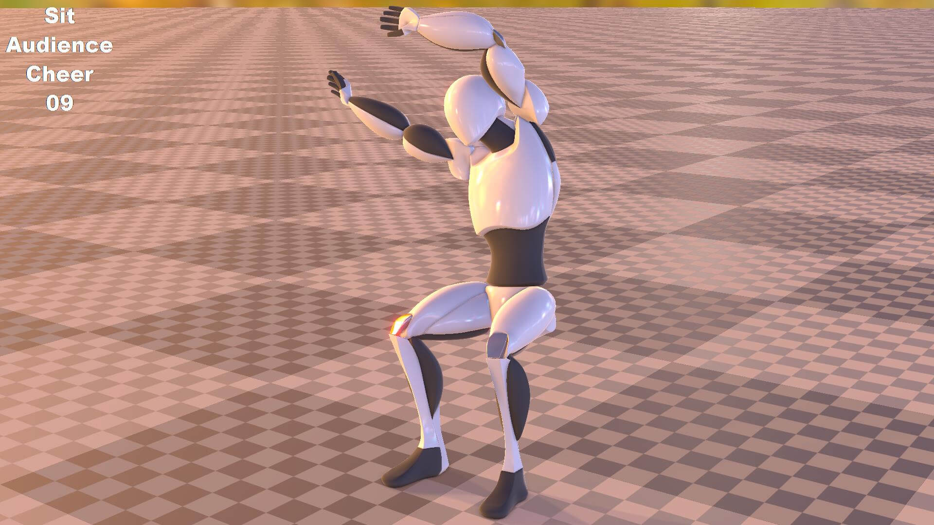 Animo Mocap Audience Cheer - 3D Animation by animo