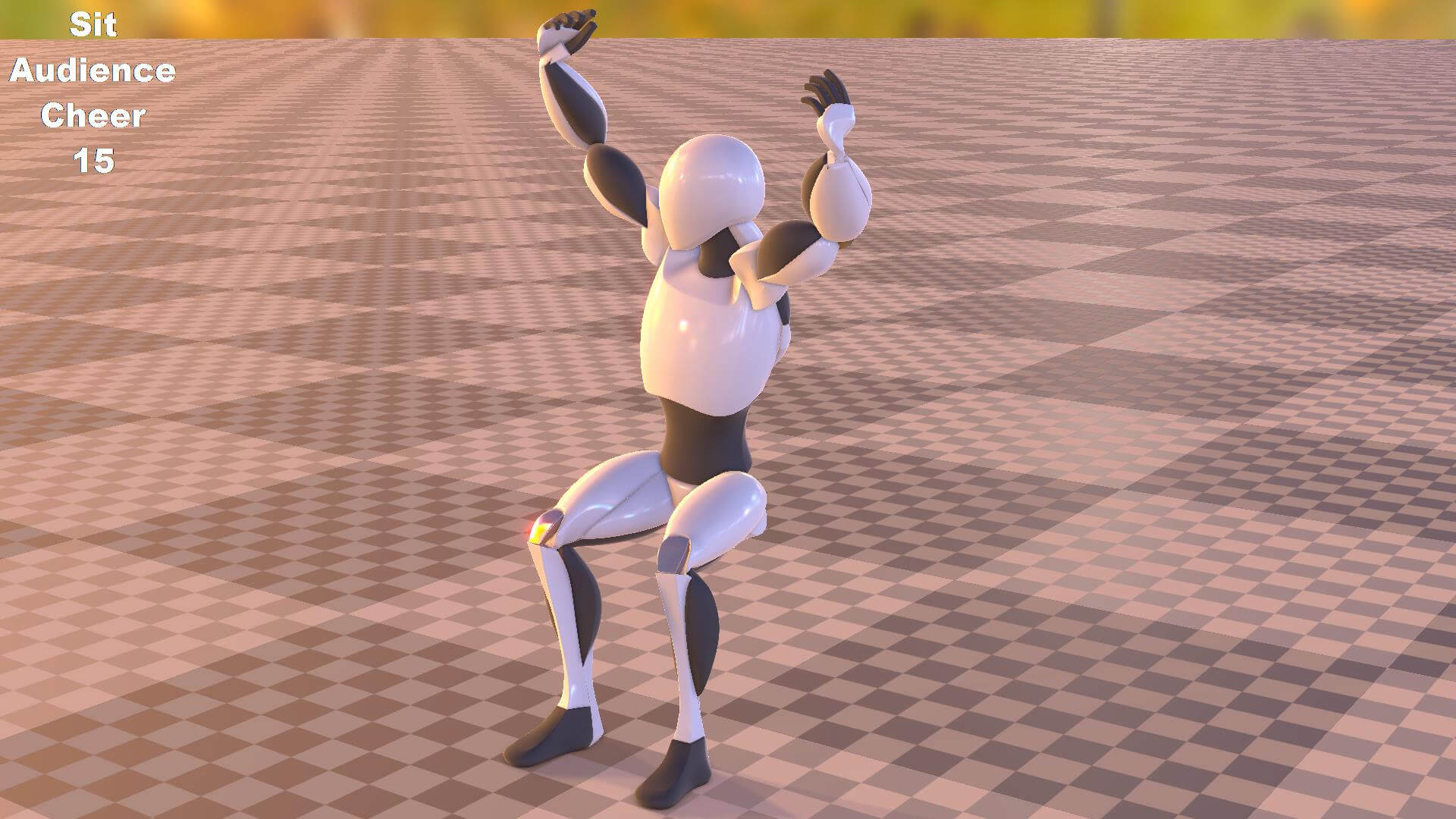 Animo Mocap Audience Cheer - 3D Animation by animo