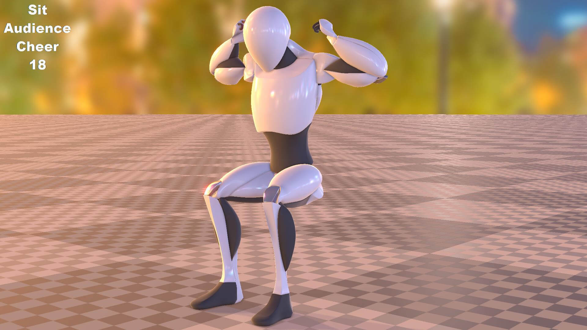 Animo Mocap Audience Cheer - 3D Animation by animo