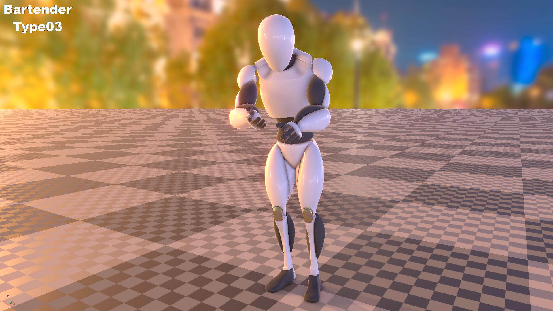 Animo Mocap Bar Counter People - 3D Animation by animo