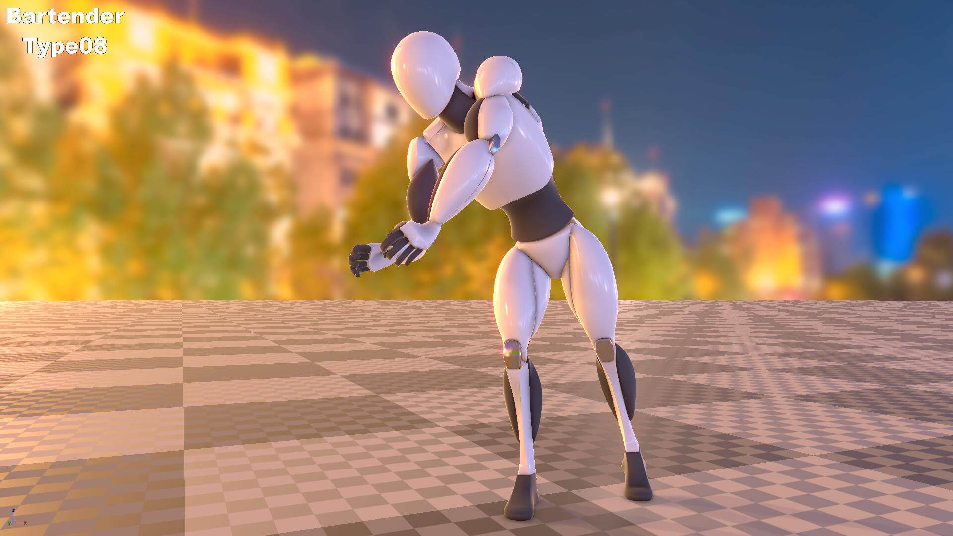 Animo Mocap Bar Counter People - 3D Animation by animo