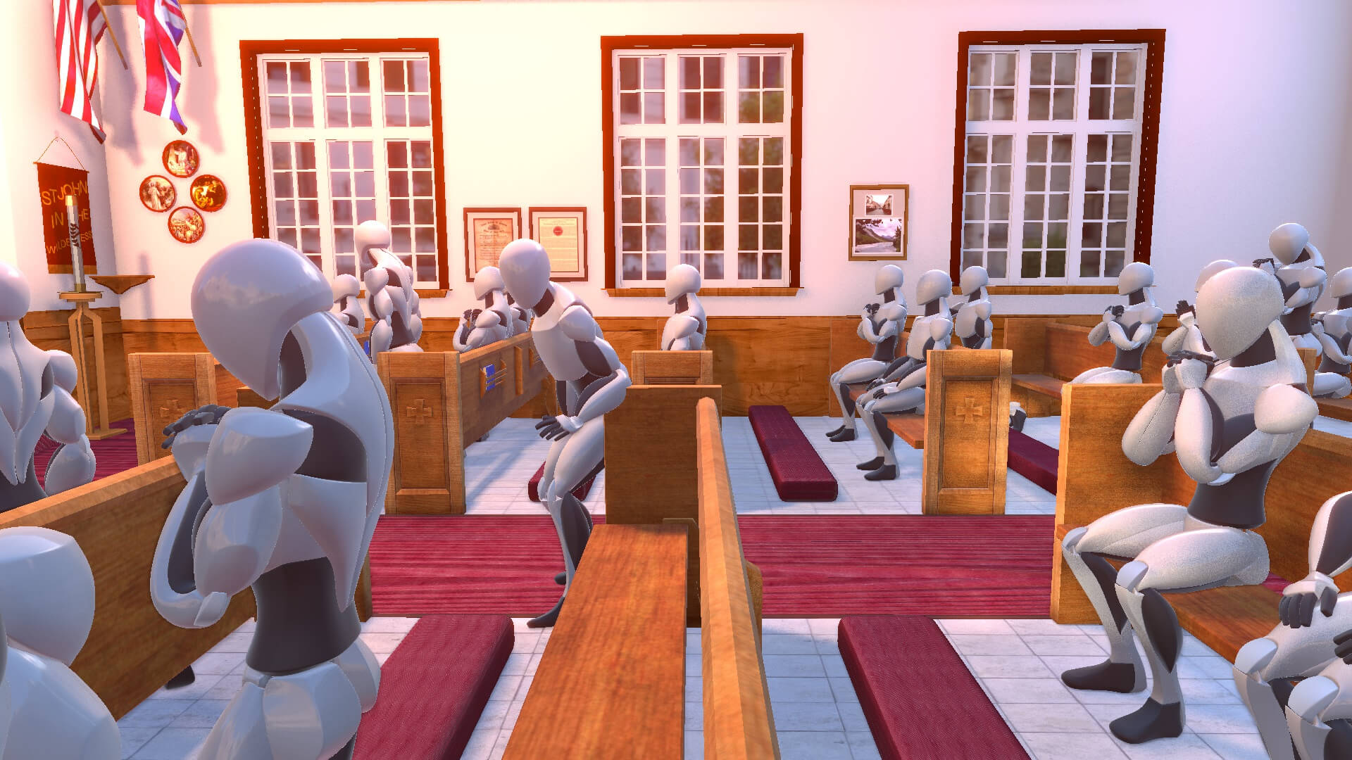 Animo Mocap Church - 3D Animation by animo