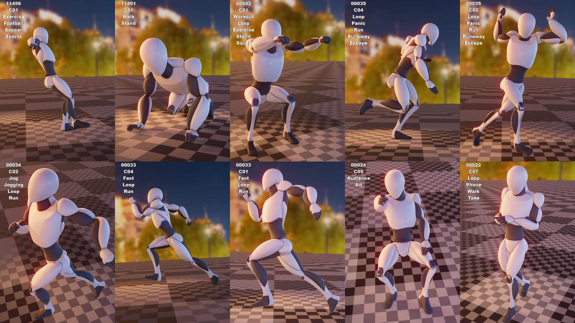 Animo Mocap Daily Activities Megapack01 - 3D Animation by animo