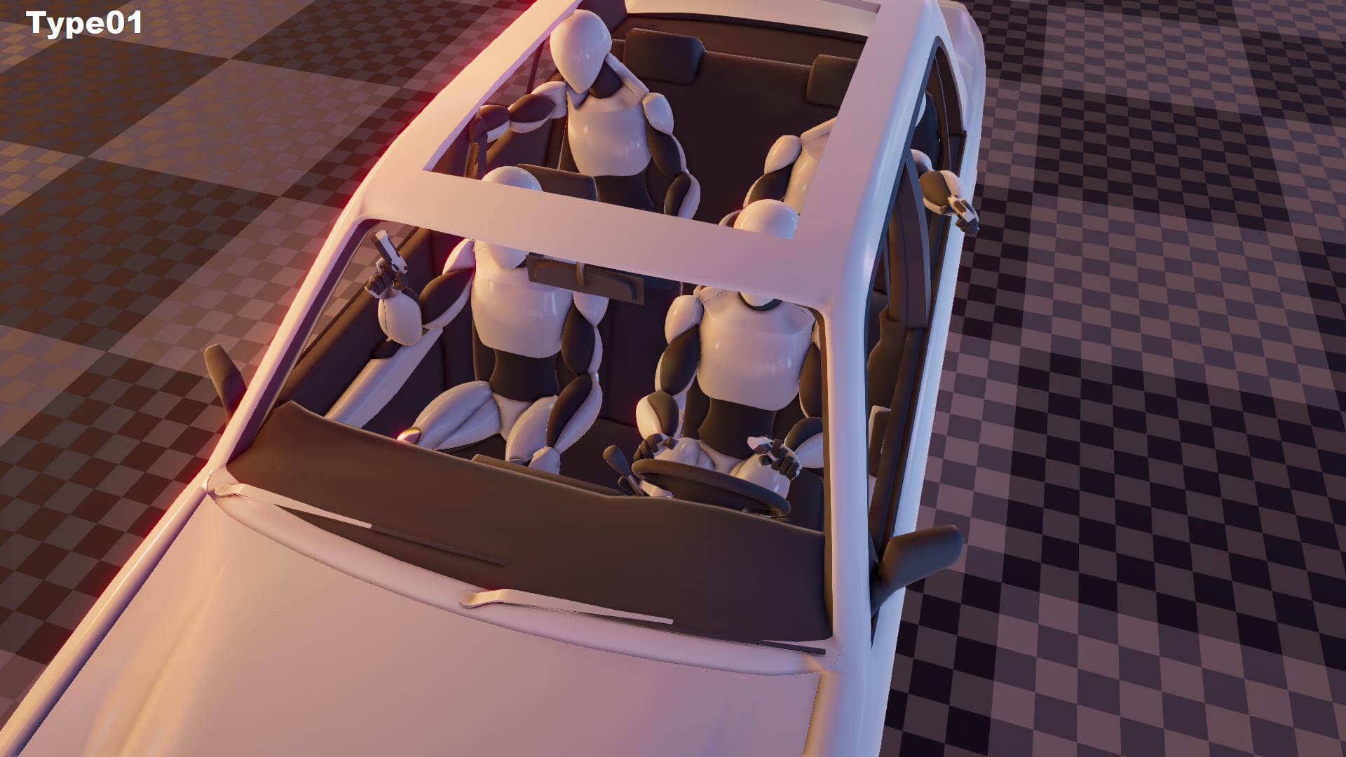 Animo Mocap Drive Shooting - 3D Animation by animo