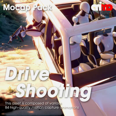 Animo Mocap Drive Shooting - 3D Animation by animo