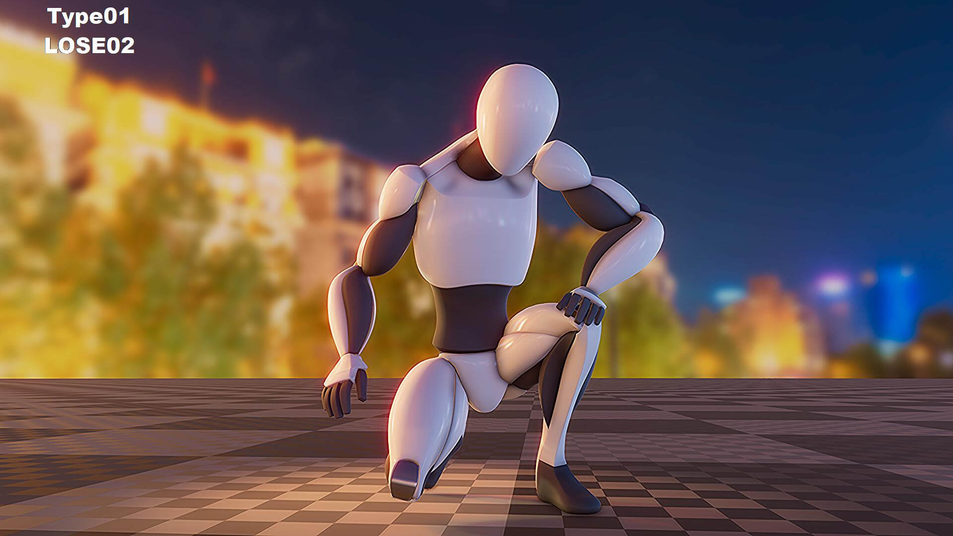 Animo Mocap E-Sports Player Stand 3D Animation by animo