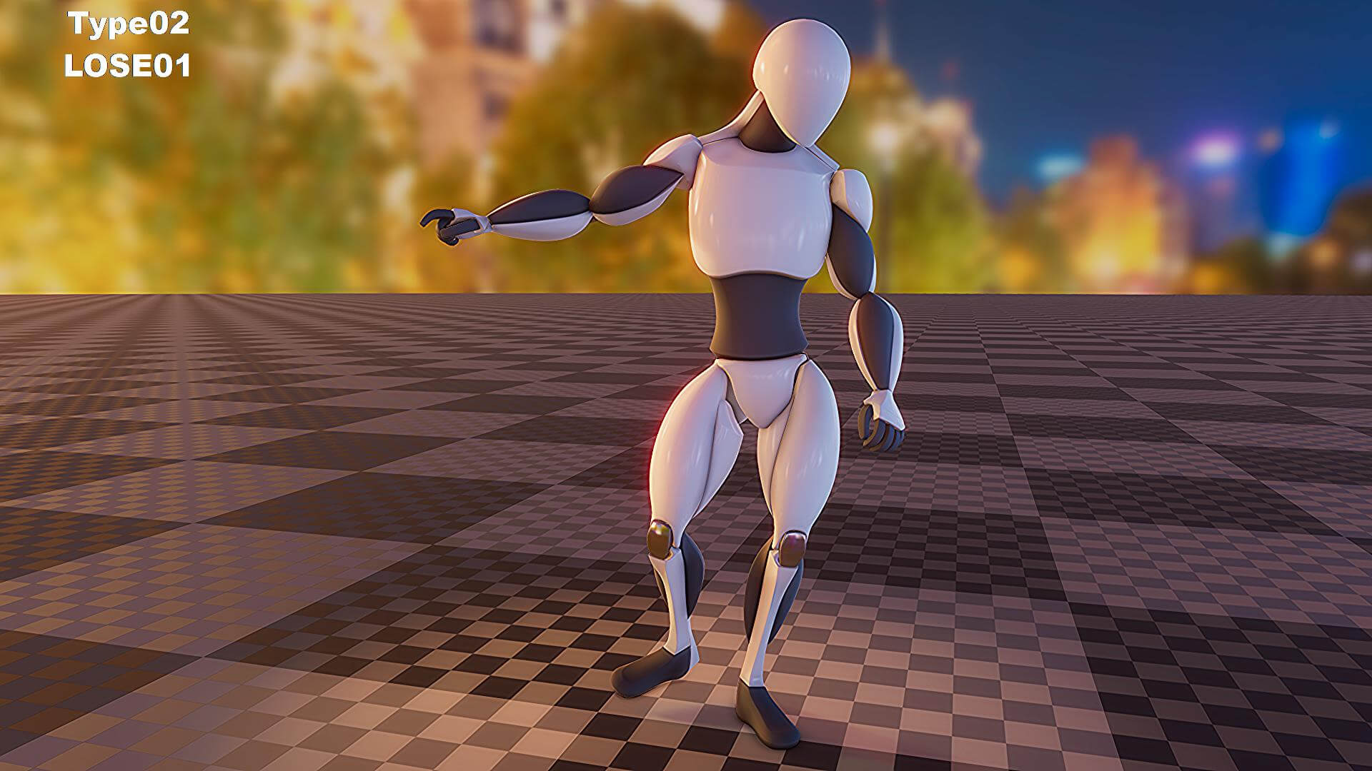 Animo Mocap E-Sports Player Stand 3D Animation by animo