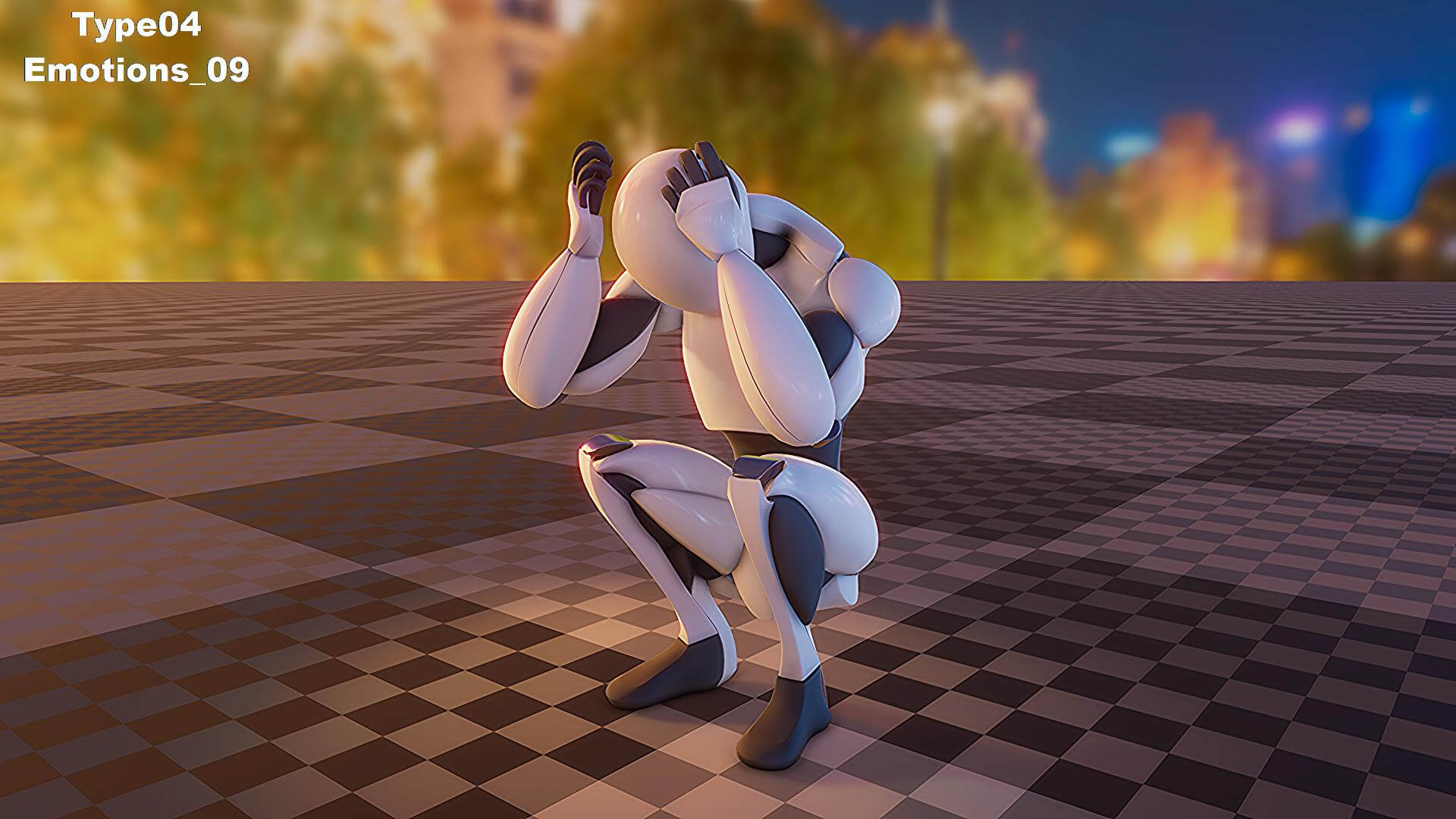 Animo Mocap E-Sports Player Stand 3D Animation by animo