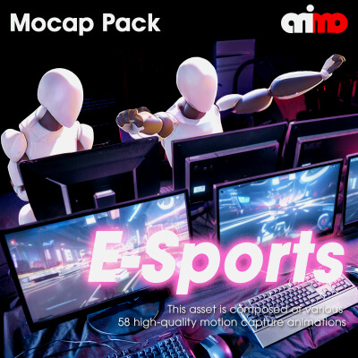 Animo Mocap E-Sports Player 3D Animation by animo