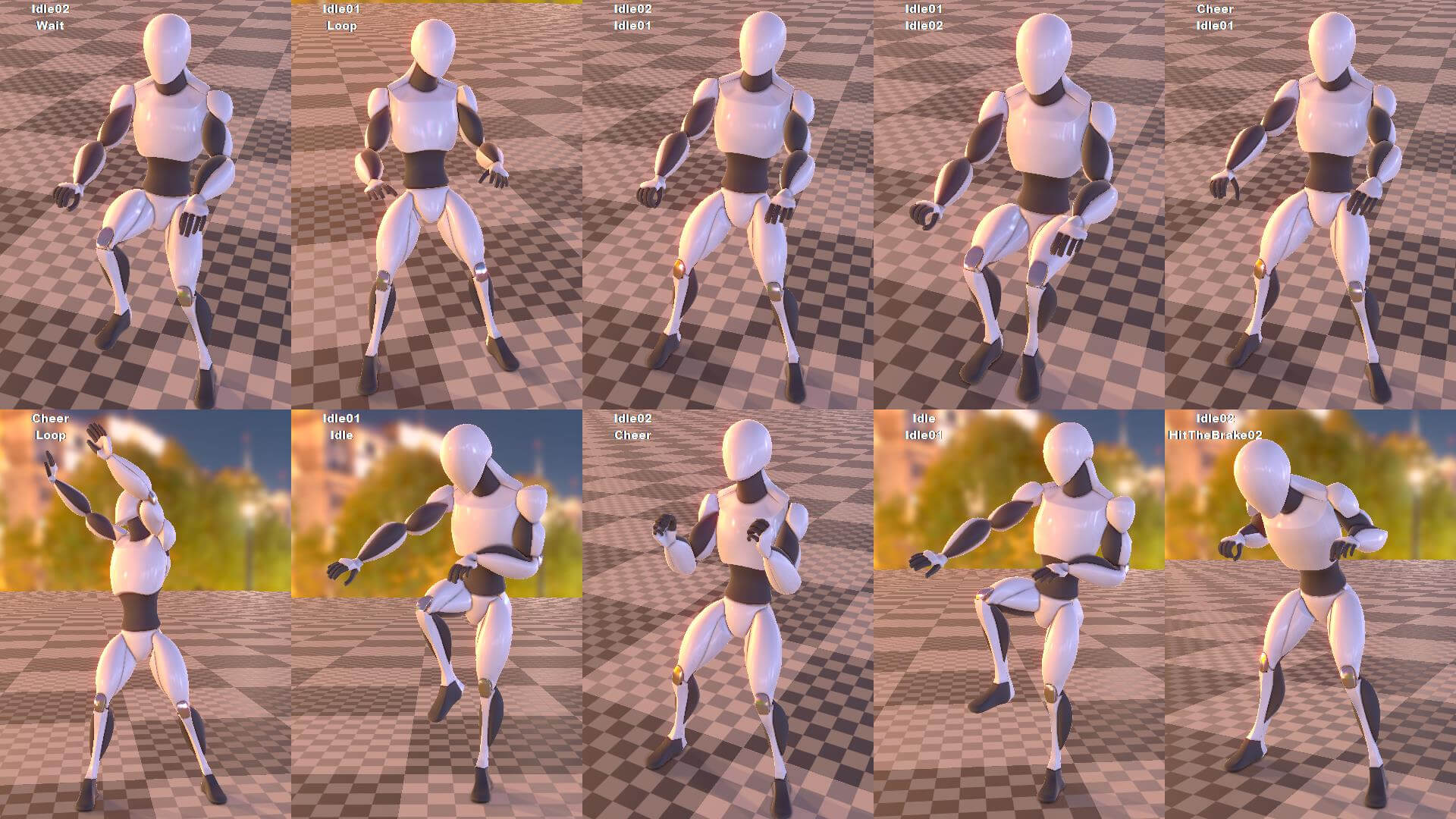 Animo Mocap Female Scooter - 3D Animation by animo